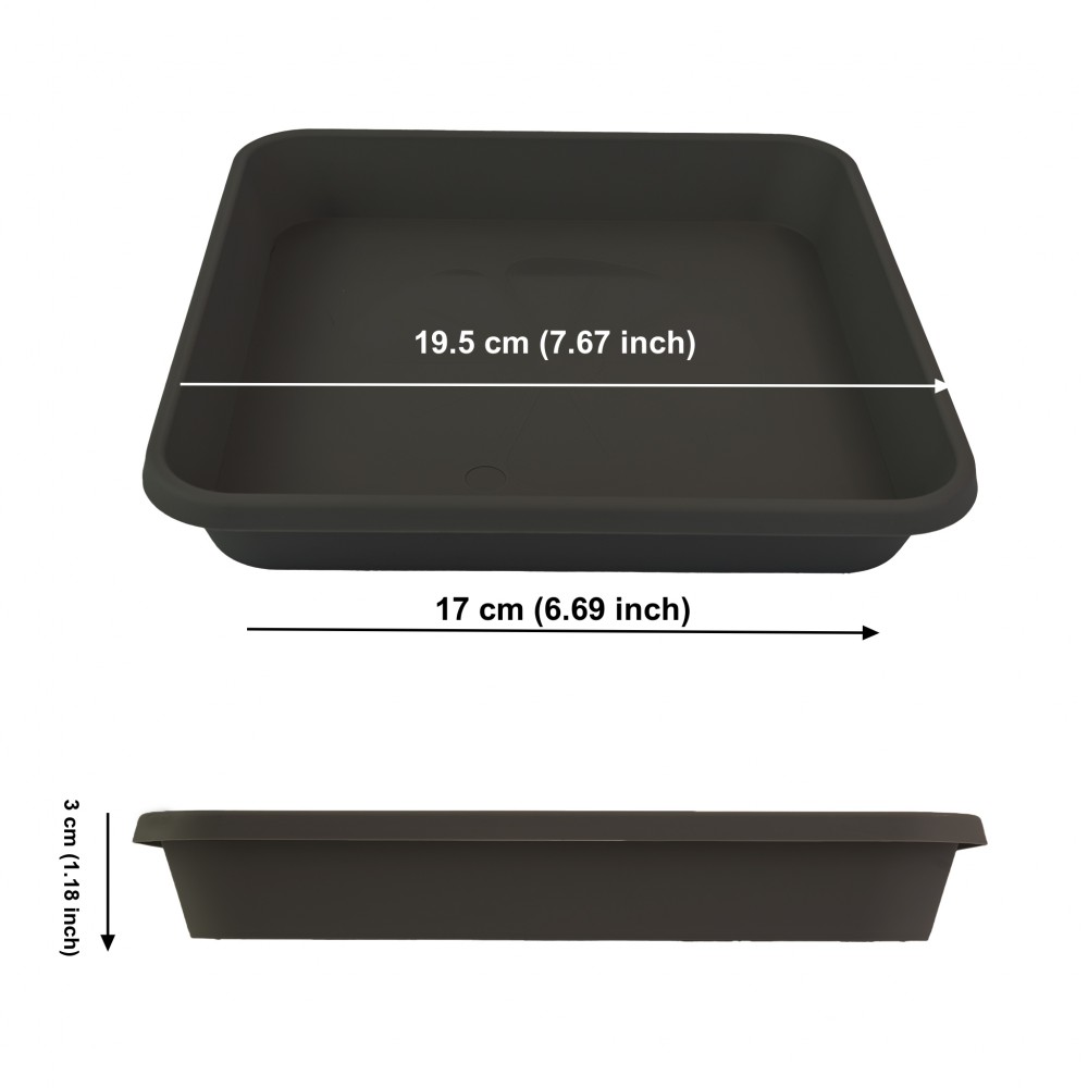 Plant Drip Tray Square Planter Insert Milisten Square Plant Saucer ...